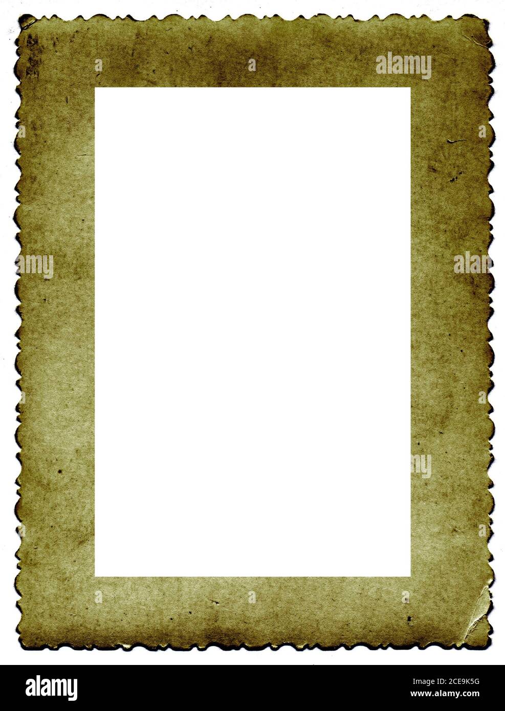 frame from old paper Stock Photo - Alamy