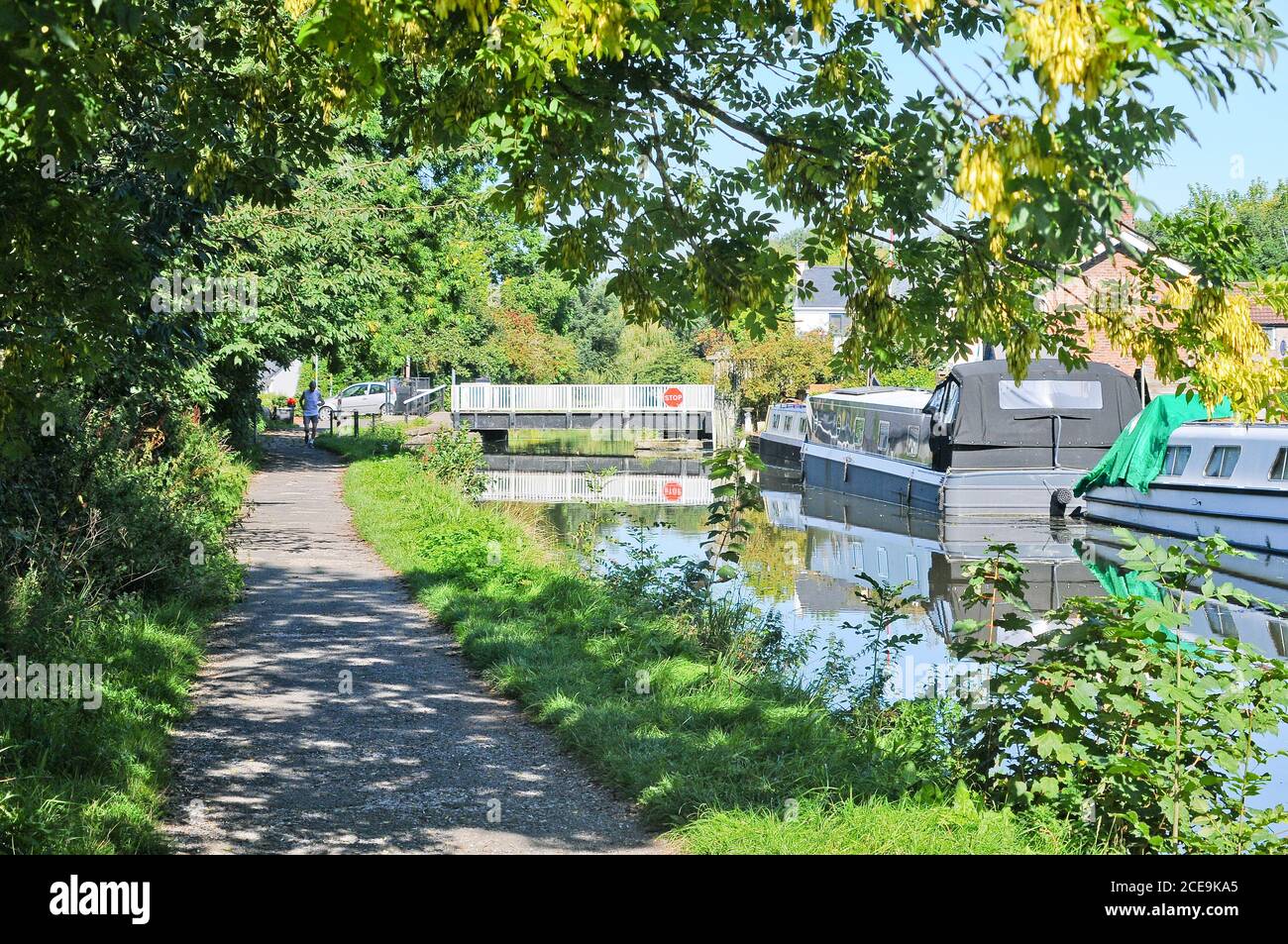 Leeds Liverpool Canal, Maghull, England Stock Photo - Alamy