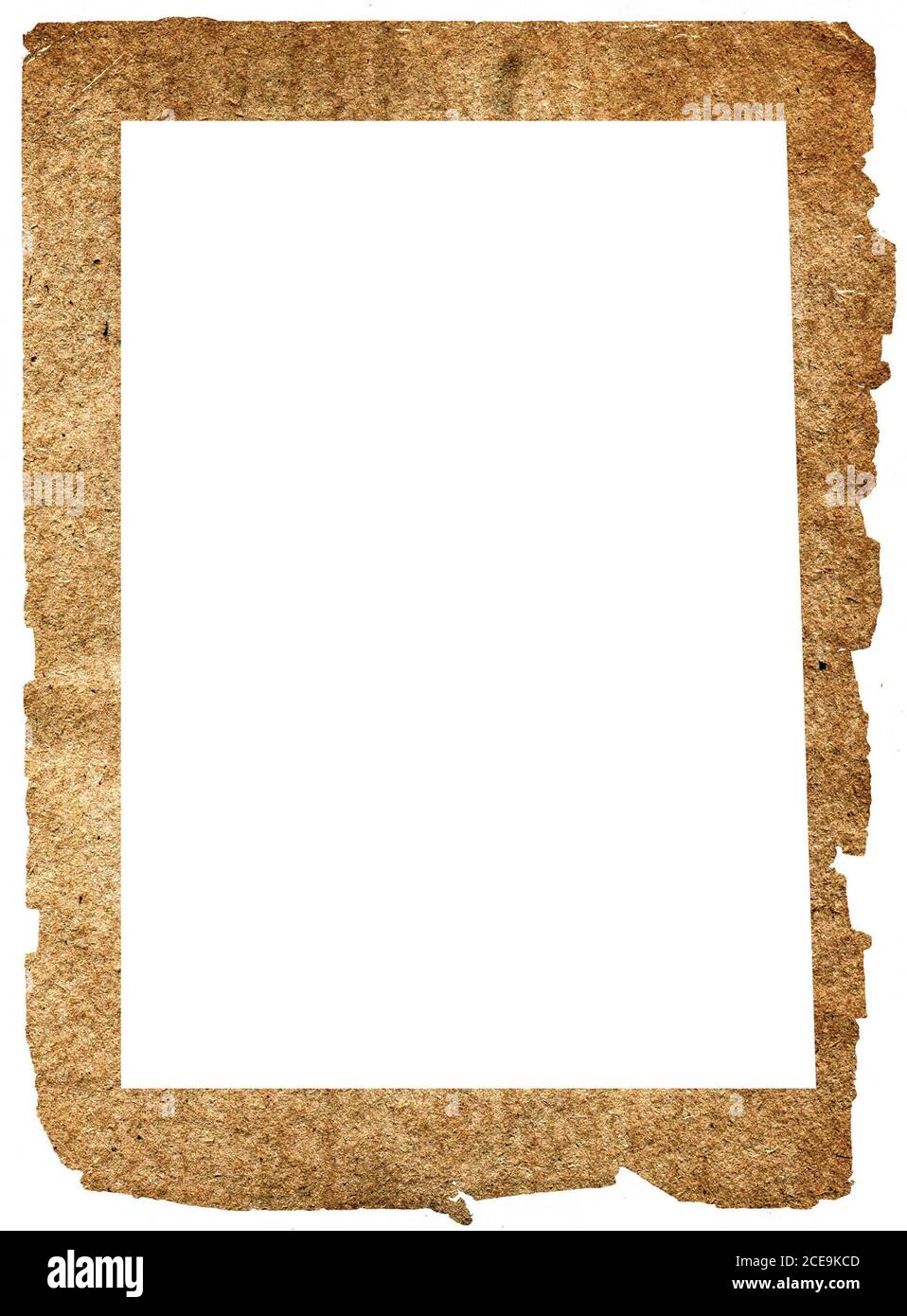decorative frame from old paper Stock Photo - Alamy