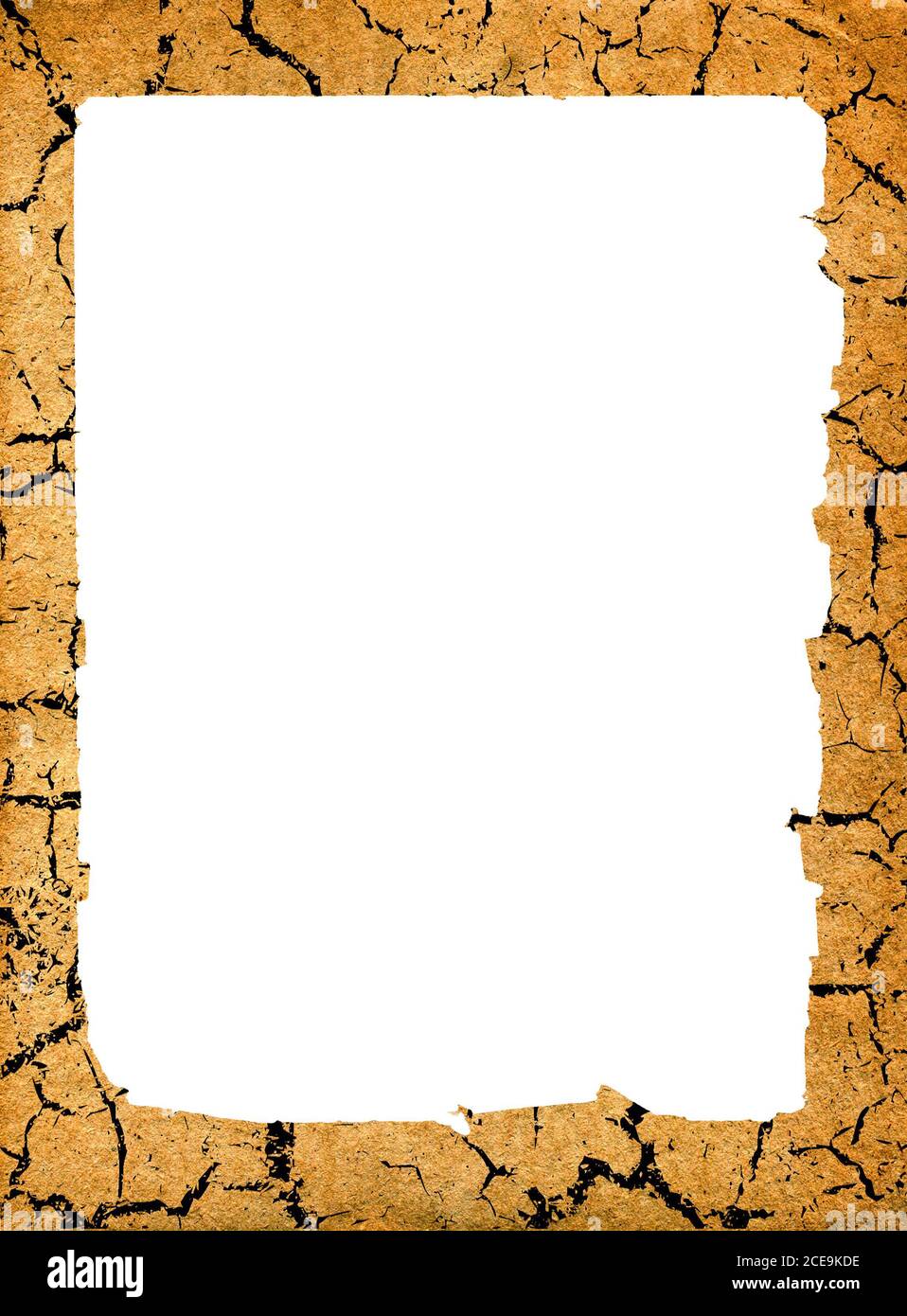 decorative frame from old paper Stock Photo - Alamy