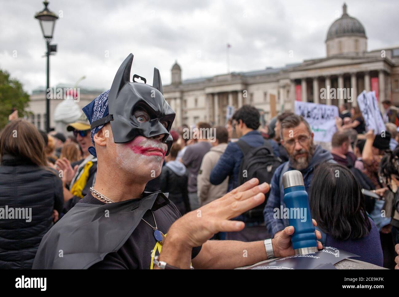 London, UK. 29th August 2020. Unite for Freedom demonstration ...