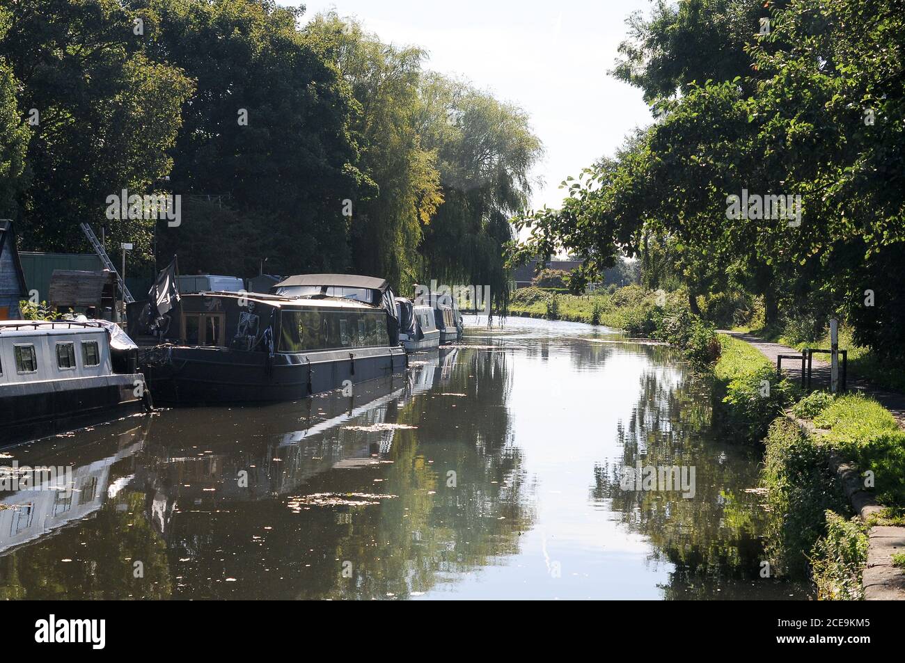 Leeds Liverpool Canal, Maghull, England Stock Photo - Alamy
