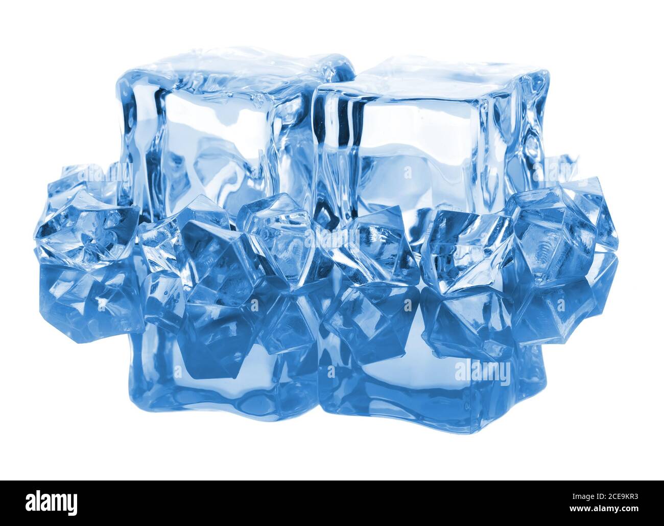 blocks of ice with reflection Stock Photo - Alamy