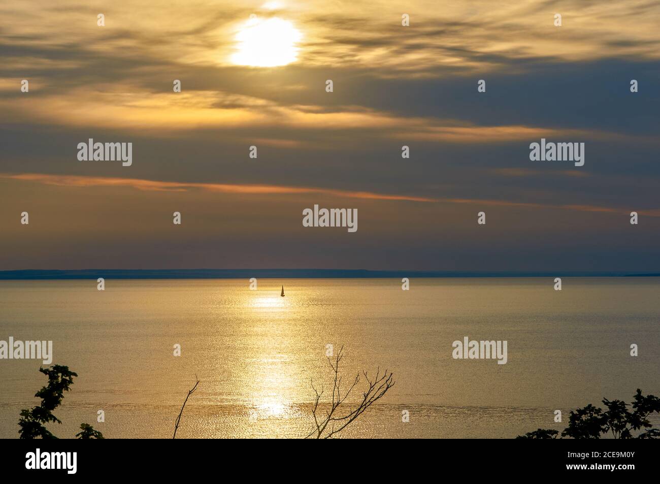 Sailboat in distance hi-res stock photography and images - Alamy