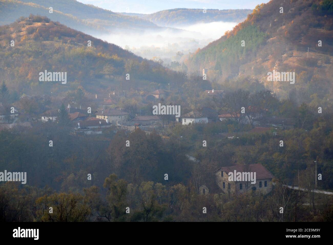 Autumn in balkan mountains in hi-res stock photography and images - Alamy