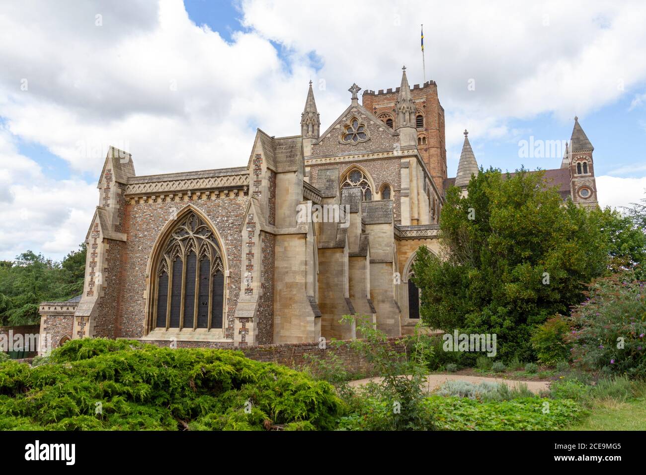 Exterior view of the eastern facade of Cathedral & Abbey Church of ...