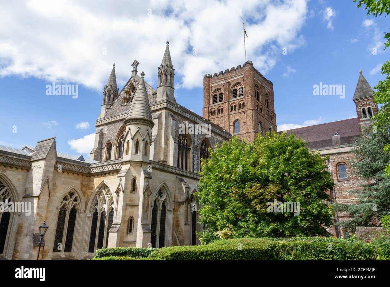Exterior view of the eastern facade of Cathedral & Abbey Church of ...