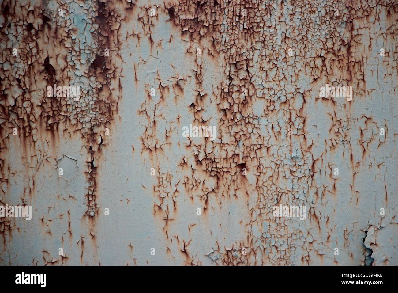 Rusty Texture of a light grey painted Metal garage door Stock Photo - Alamy