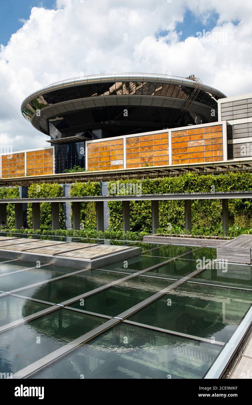 Singapore,Singapore:07 Mar,2020. National Gallery Singapore rooftop ...