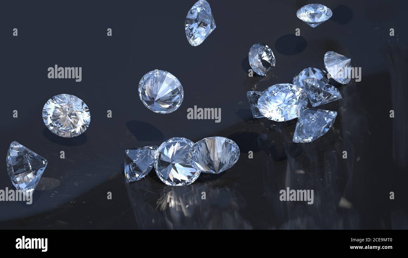 Group of diamonds hi-res stock photography and images - Alamy