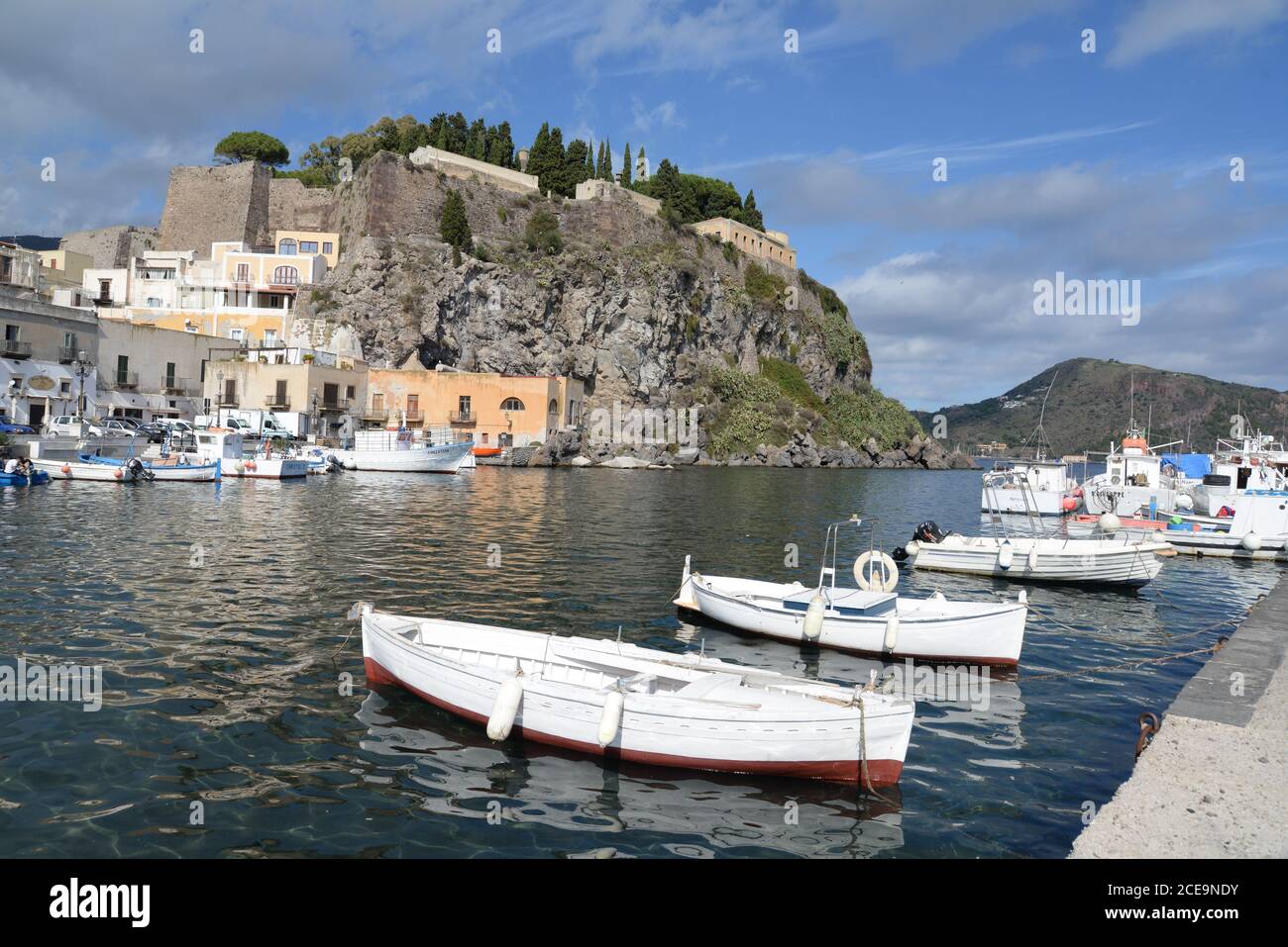 Lipari castle hi-res stock photography and images - Alamy