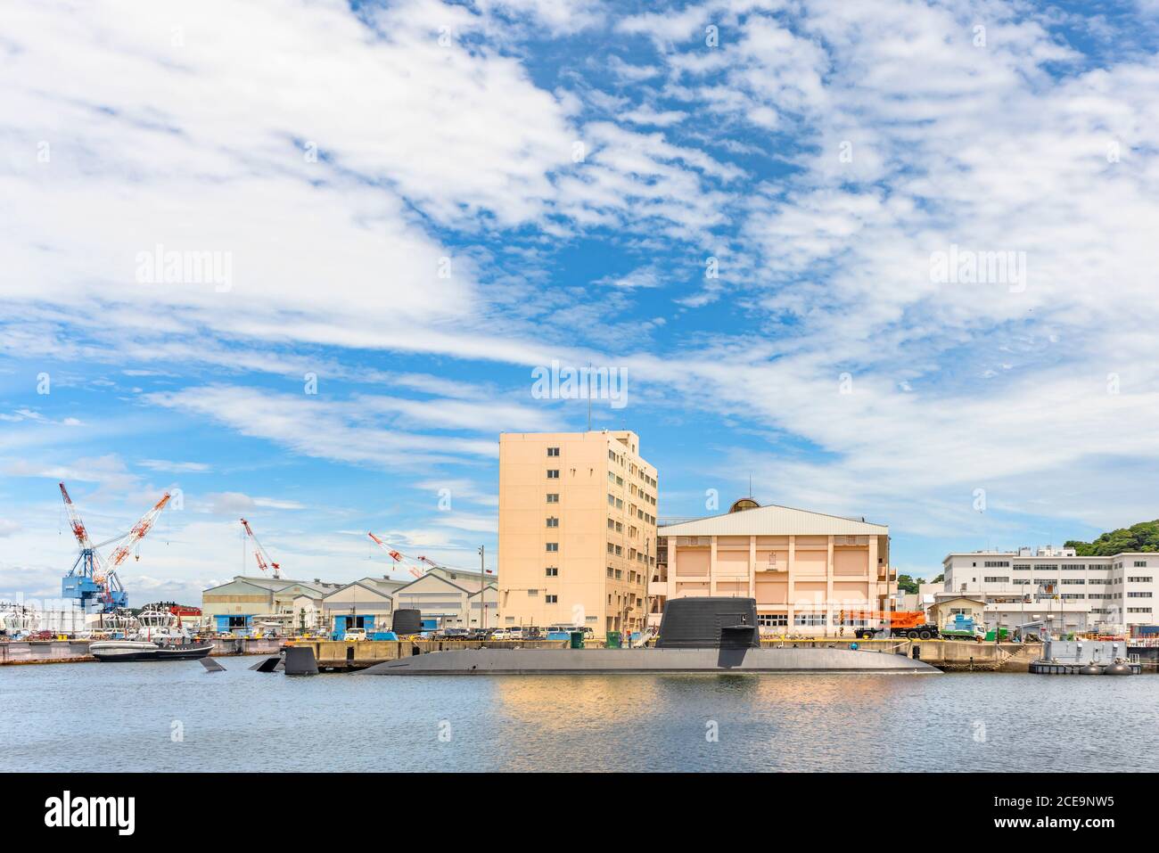 yokosuka, japan - july 19 2020: Submarine Takashio ss-571 of Japan ...