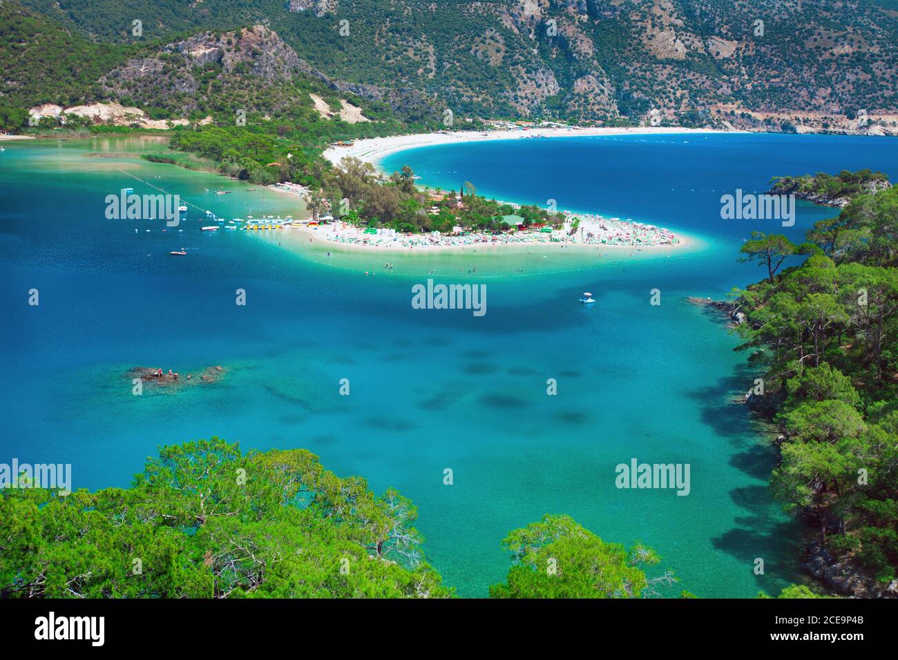 Blue lagoon in Oludeniz, Turkey Stock Photo - Alamy