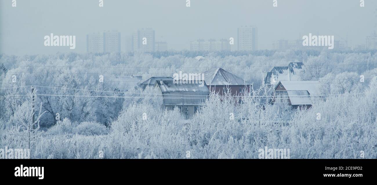 Snowy landscape in russia hi-res stock photography and images - Alamy