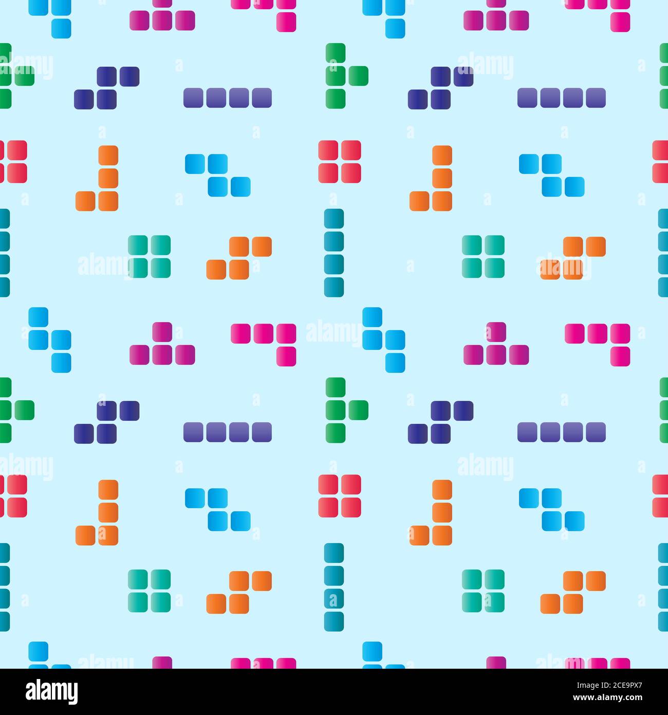 Tetris pattern hi-res stock photography and images - Alamy