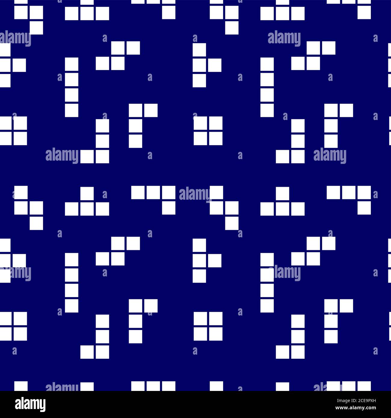Tetris texture Stock Vector Images - Alamy