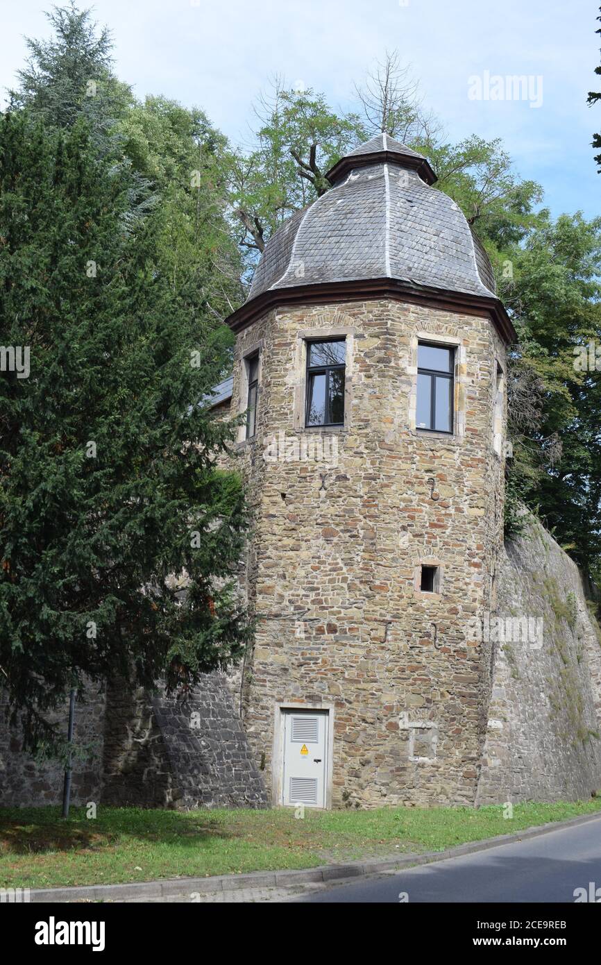 corner tower of city walls Stock Photo - Alamy