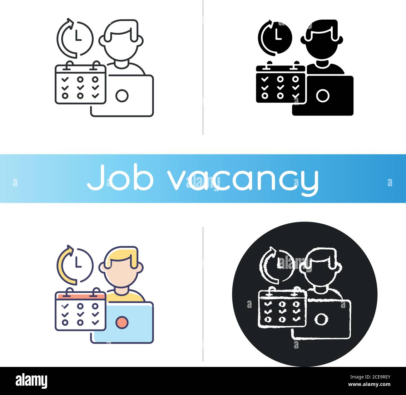 Part time job sign Stock Vector Images - Alamy