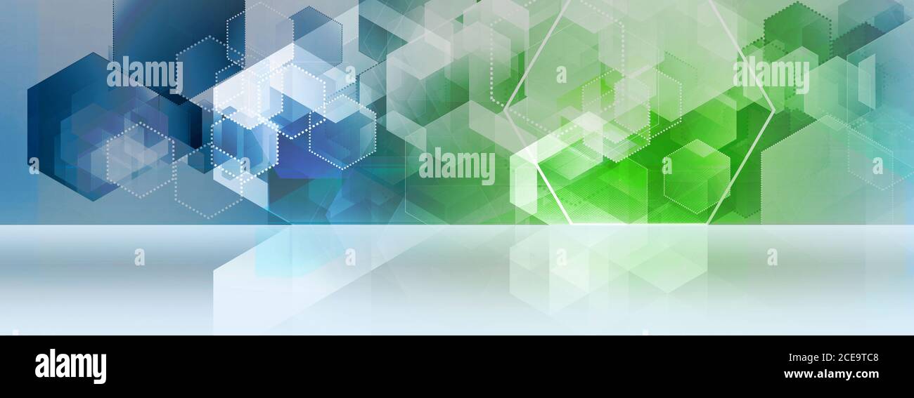 Abstract, geometric background, engineering, development green concept ...