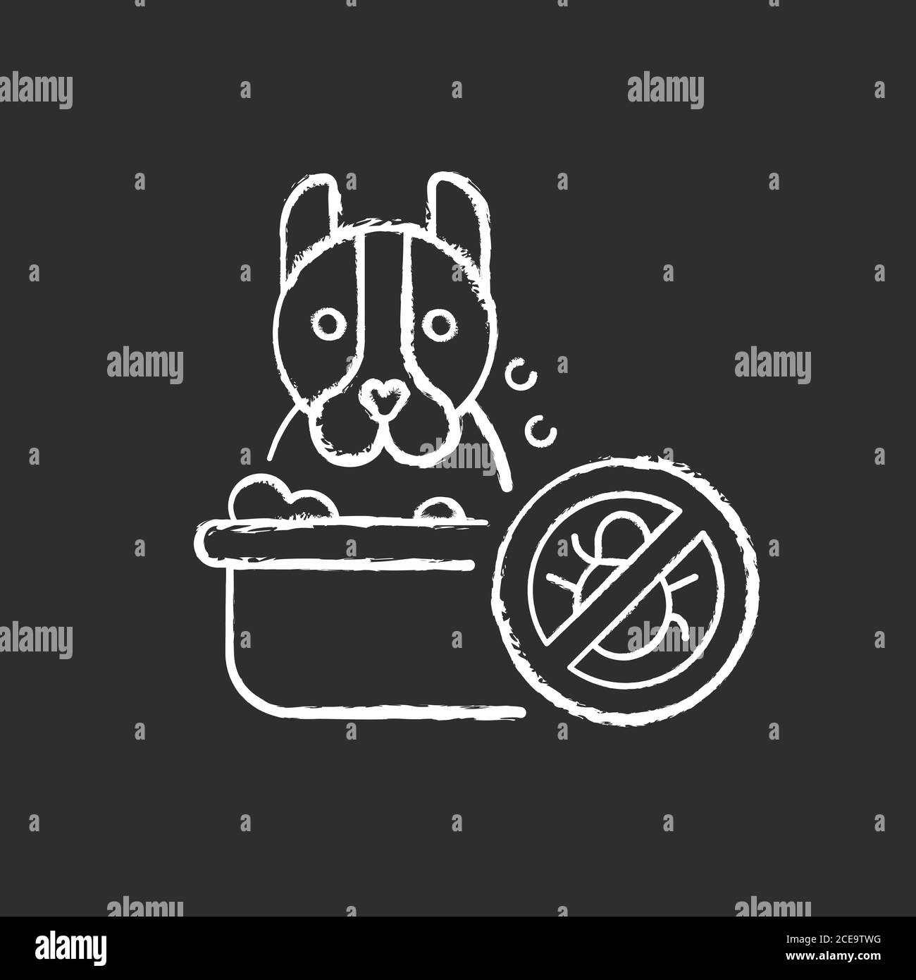 Black and white dog bathing hi-res stock photography and images - Alamy