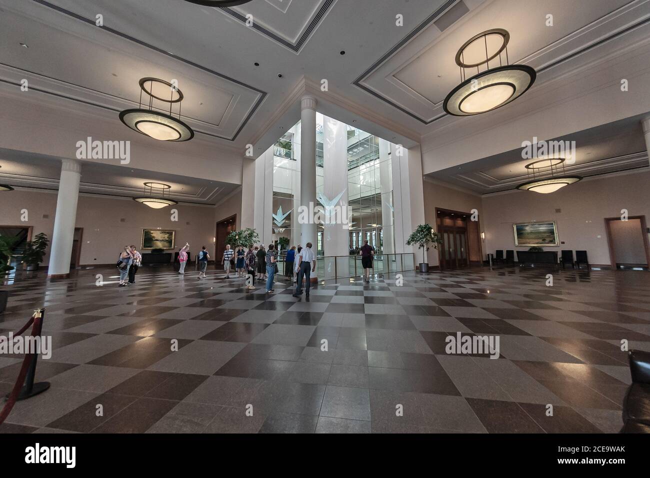 Lobby of Conference Center, Salt Lake City, capital and the most ...