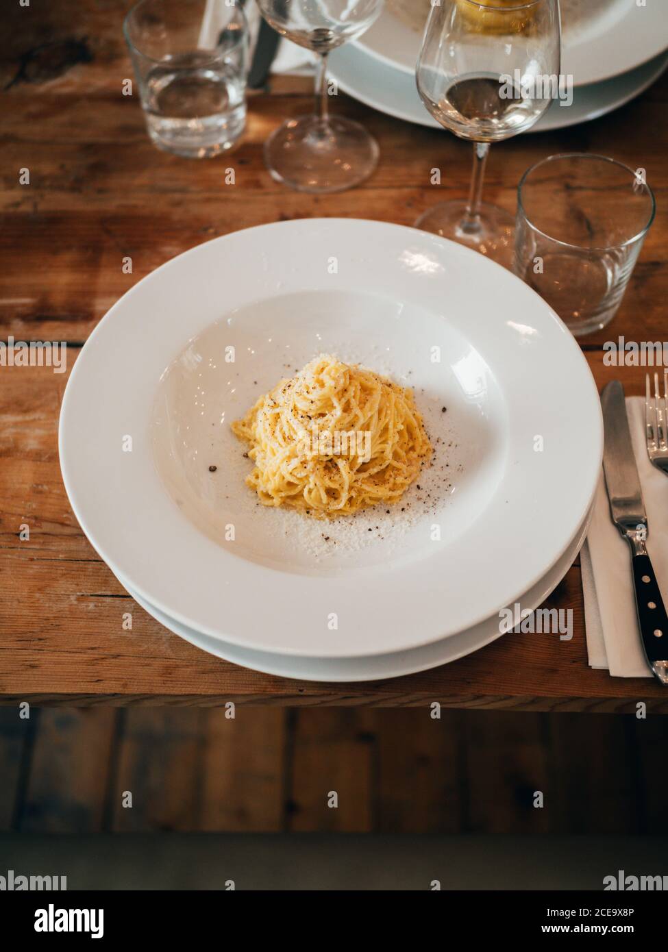 Portion of spaghetti hi-res stock photography and images - Alamy