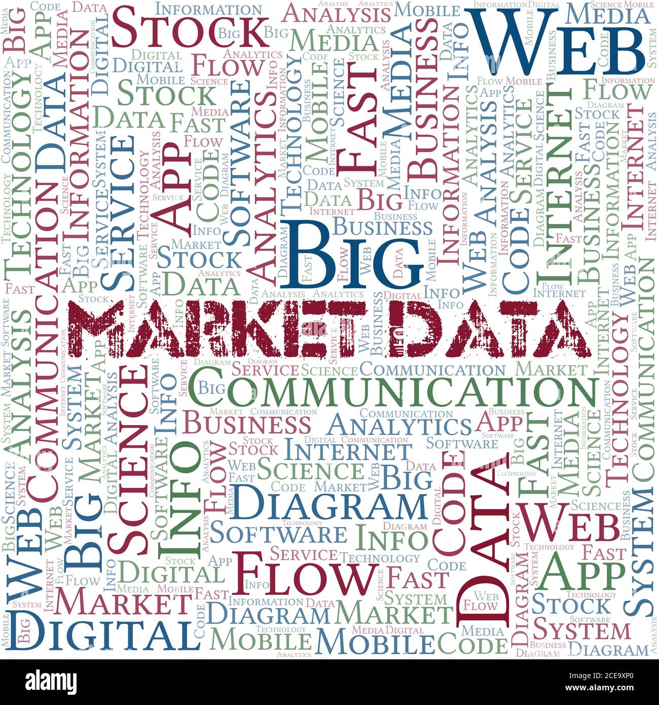 Market Data Vector Word Cloud Made With The Text Only Stock Vector Image And Art Alamy