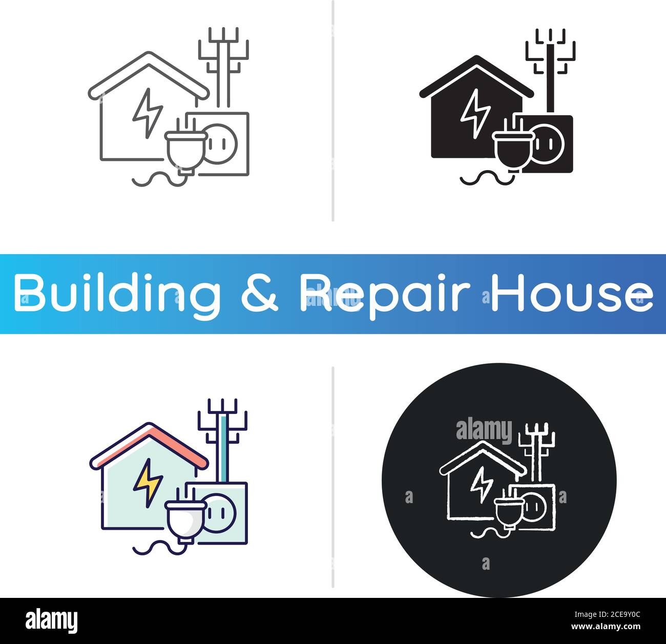 Electricity connection icon Stock Vector Image & Art - Alamy