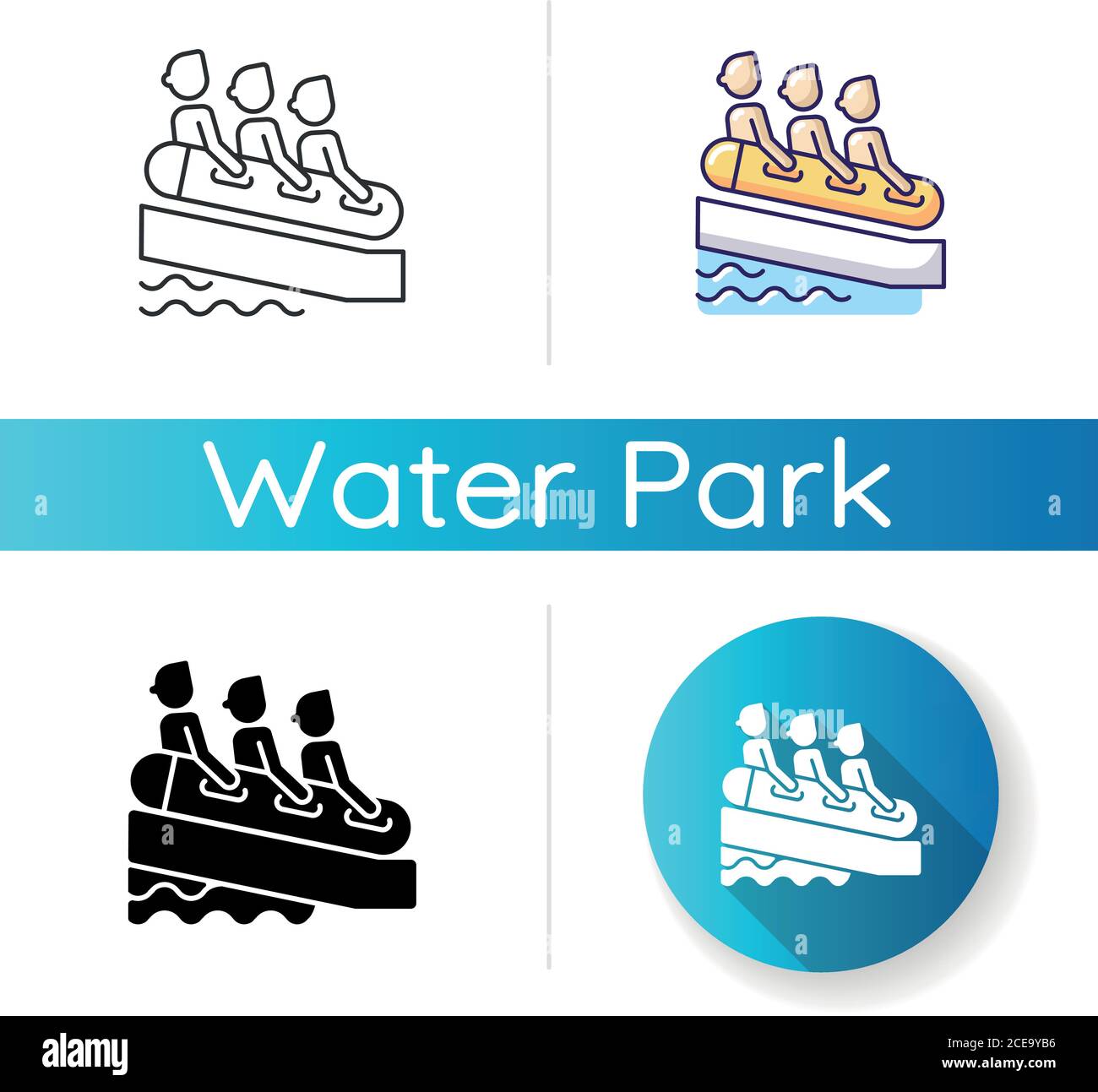Family rafting icon Stock Vector Image & Art - Alamy