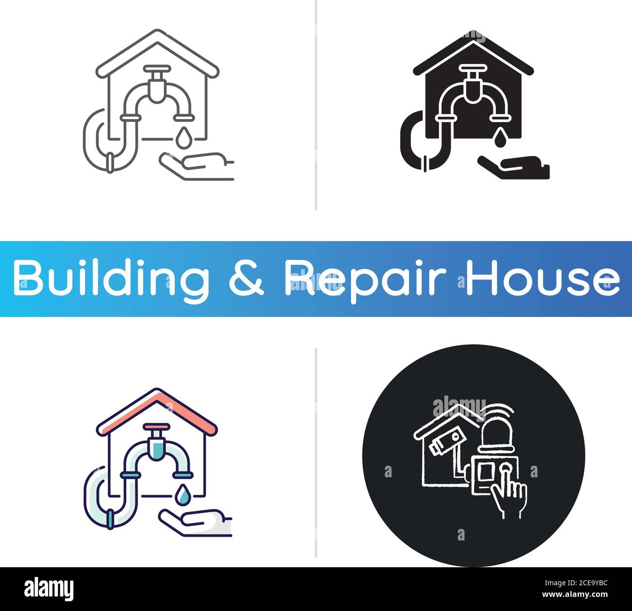 Water connection icon Stock Vector Image & Art - Alamy