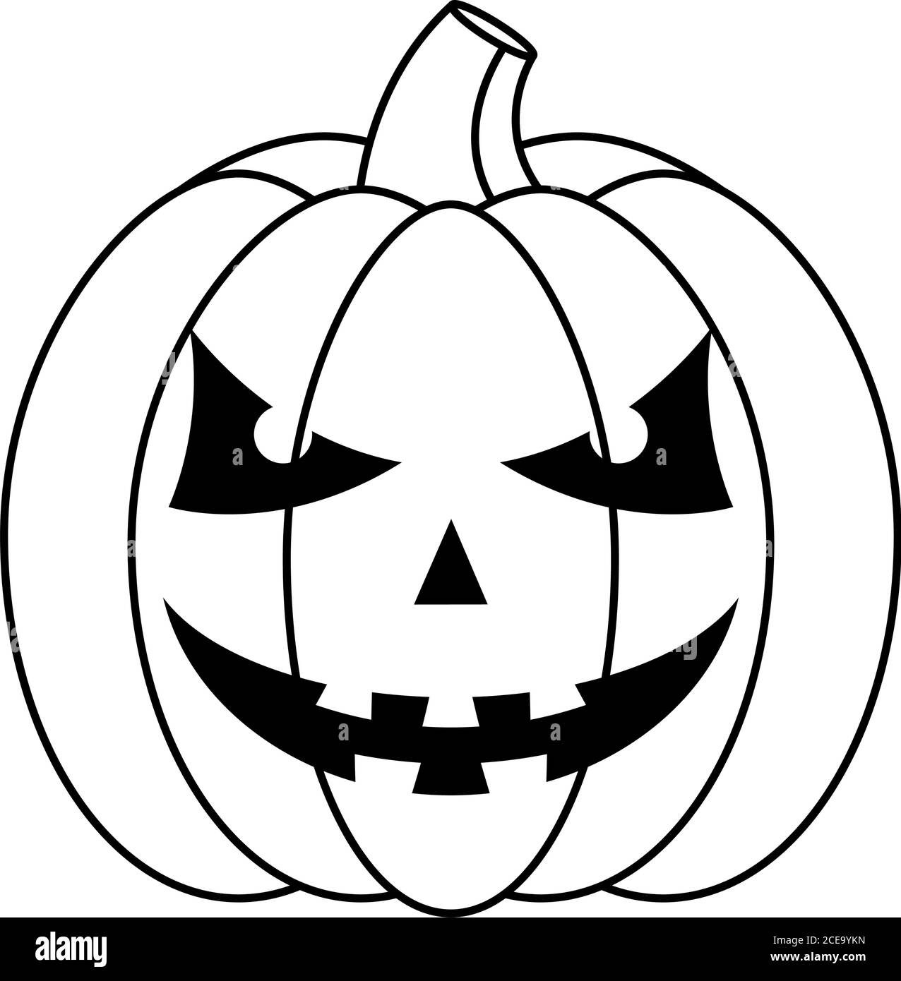 Scary Pumpkin Faces To Draw