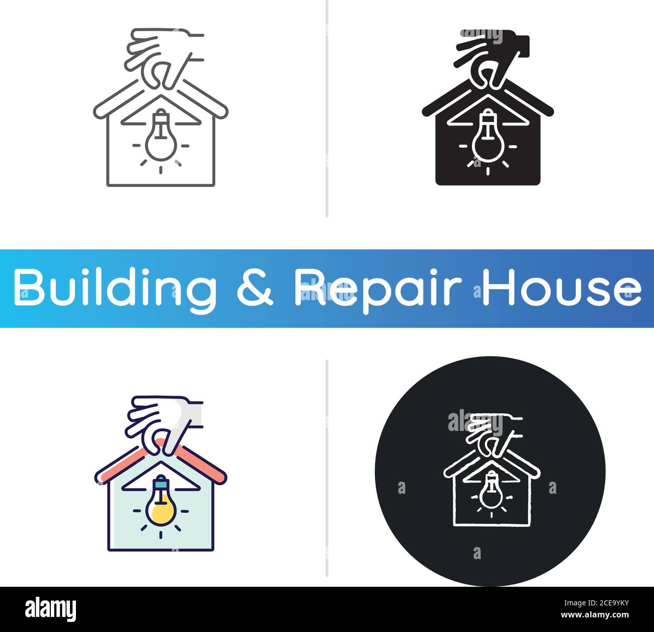 Lighting installation icon Stock Vector Image & Art - Alamy