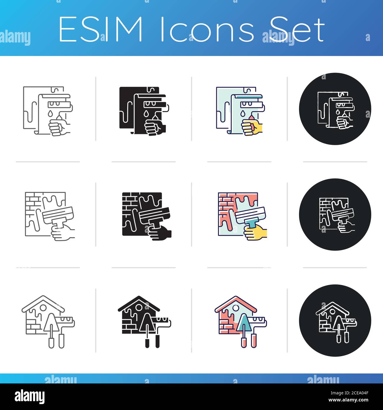 Crafts house Stock Vector Images - Alamy