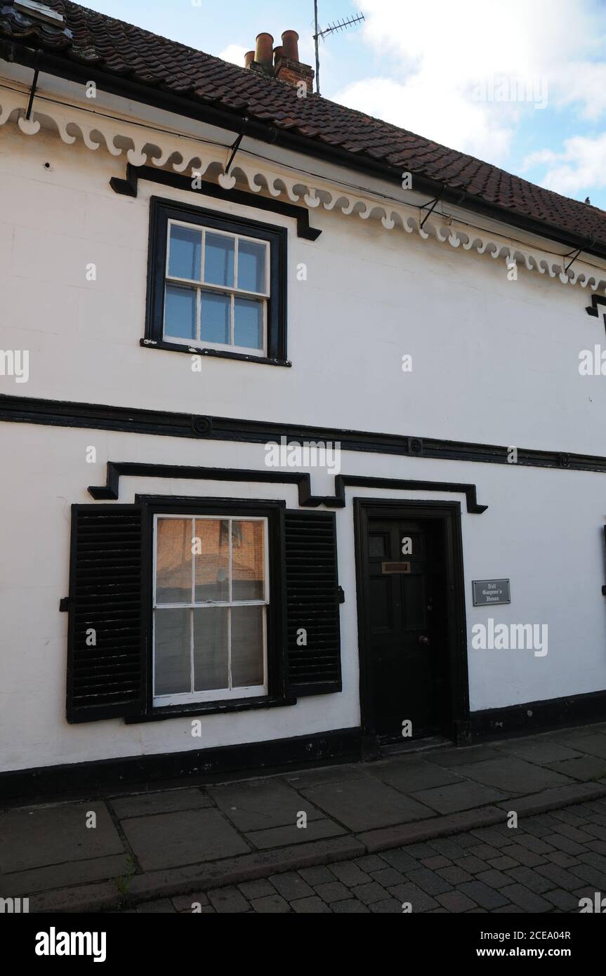 Nell Gwynne's House, Newmarket, Suffolk. At one time Nell Gwynn Cottage ...