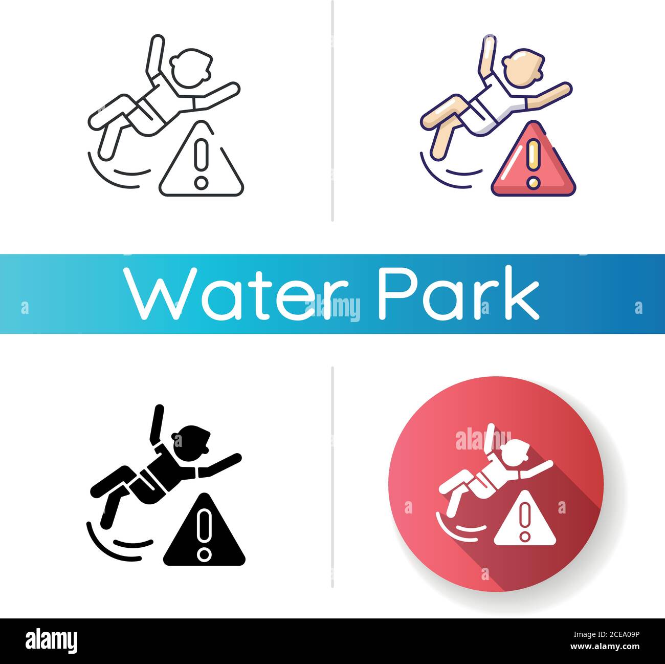 Be careful icon Stock Vector Image & Art - Alamy