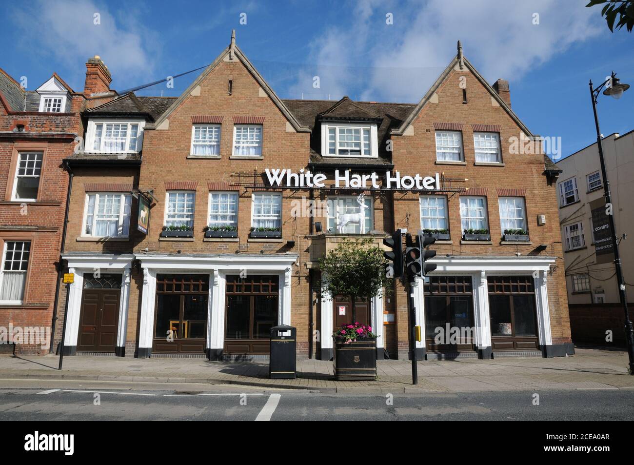 White hart Hotel, Newmarket, Suffolk Stock Photo - Alamy