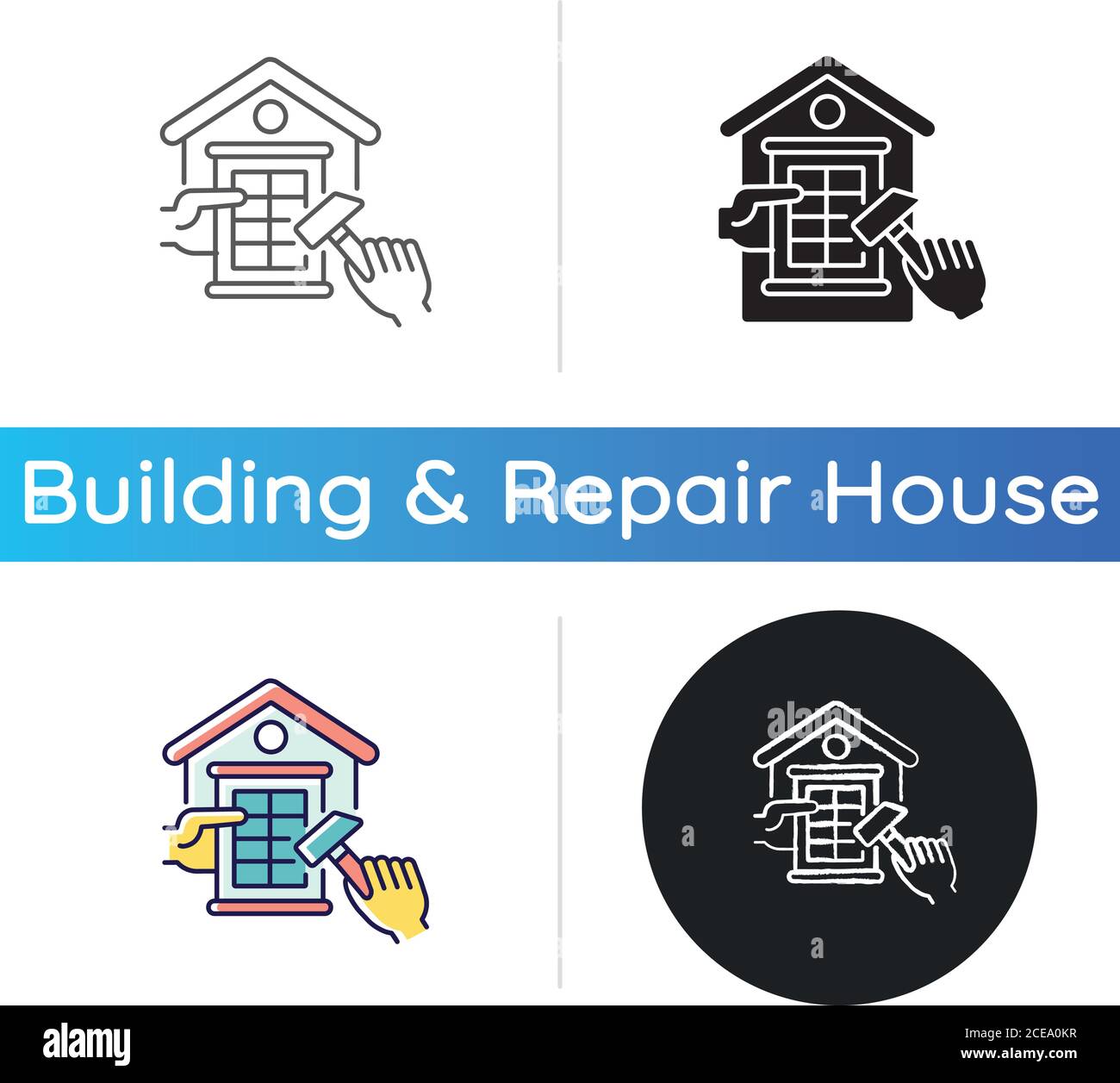 Windows constructing icon Stock Vector Image & Art - Alamy