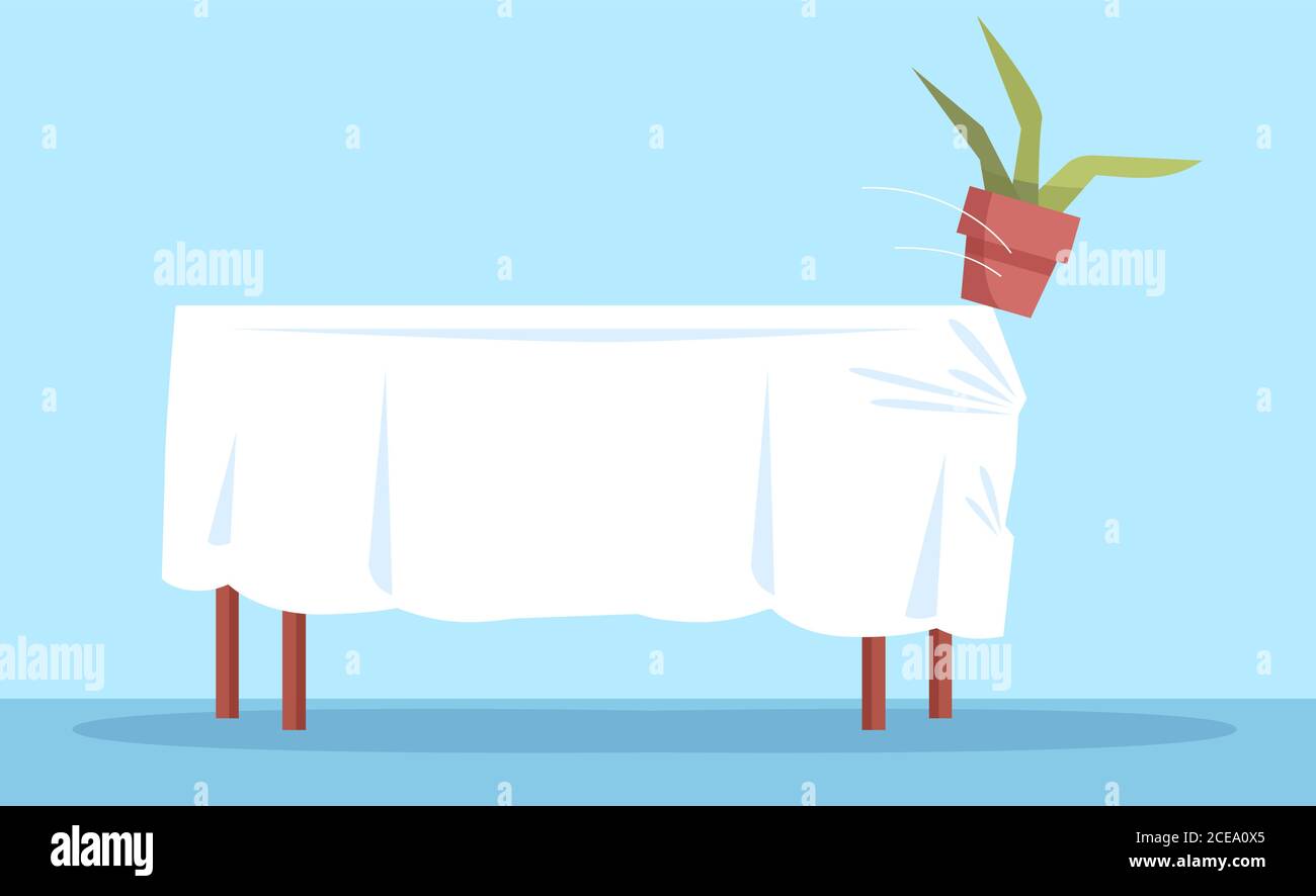 Falling flower pot semi flat RGB color vector illustration Stock Vector ...