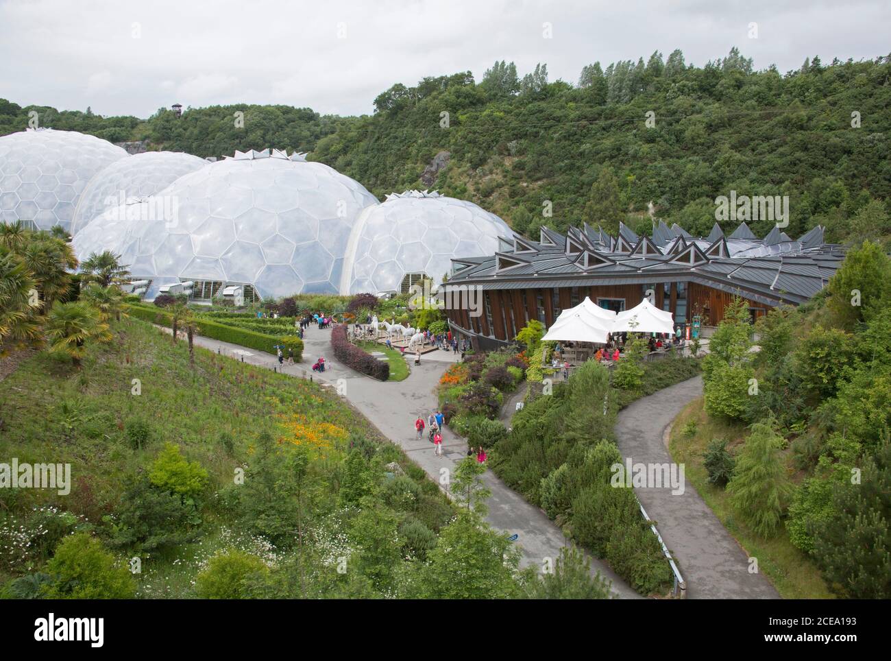 Eden project mediterranean biomes hi-res stock photography and images ...