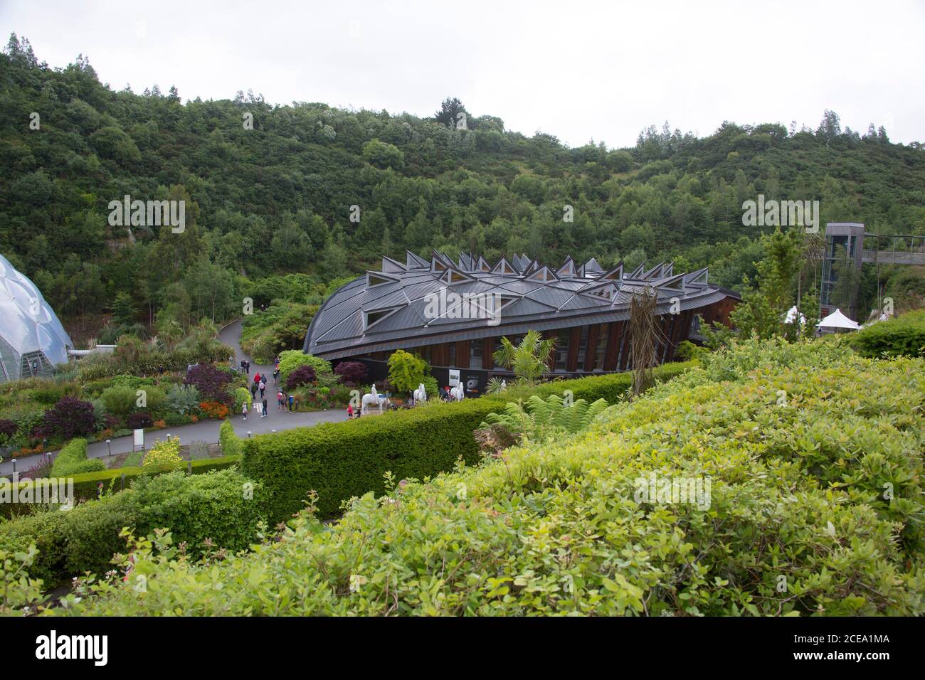 The Core and gardens, The Eden Project, Cornwall, UK Stock Photo - Alamy