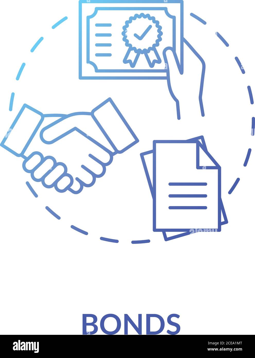 Bonds concept icon Stock Vector Image & Art - Alamy