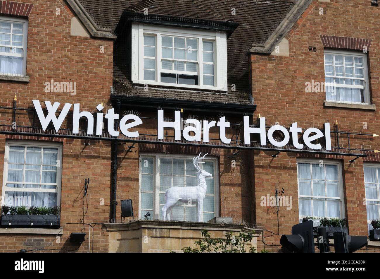 White Hart Hotel, Newmarket, Suffolk Stock Photo - Alamy