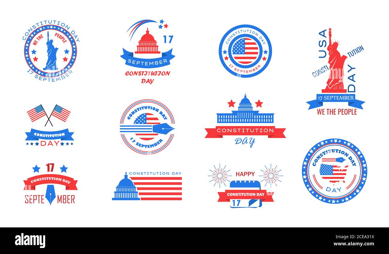 Constitution Day in United States is celebrated in September 17 ...