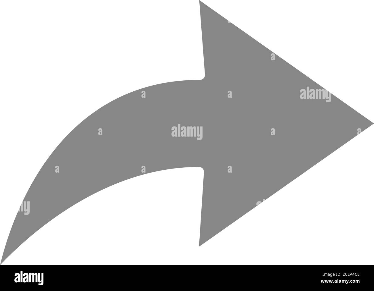 Share sign gray icon. Forward message symbol Stock Vector Image & Art ...