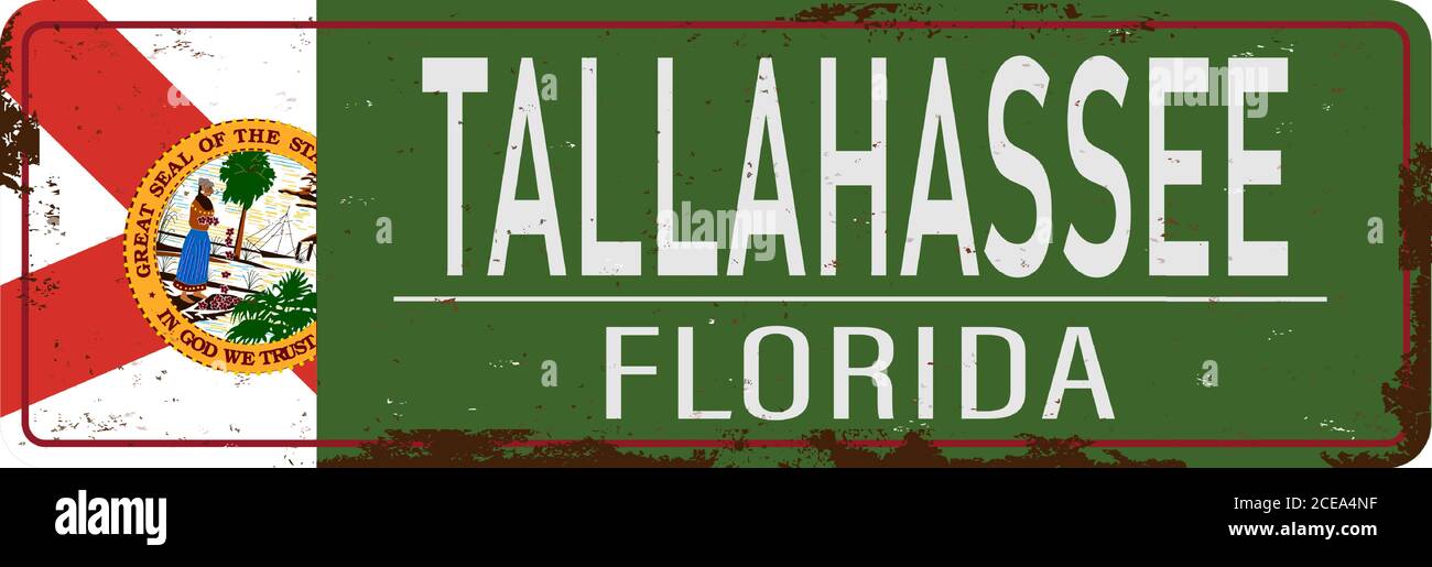 Florida highway sign Stock Vector Images - Alamy