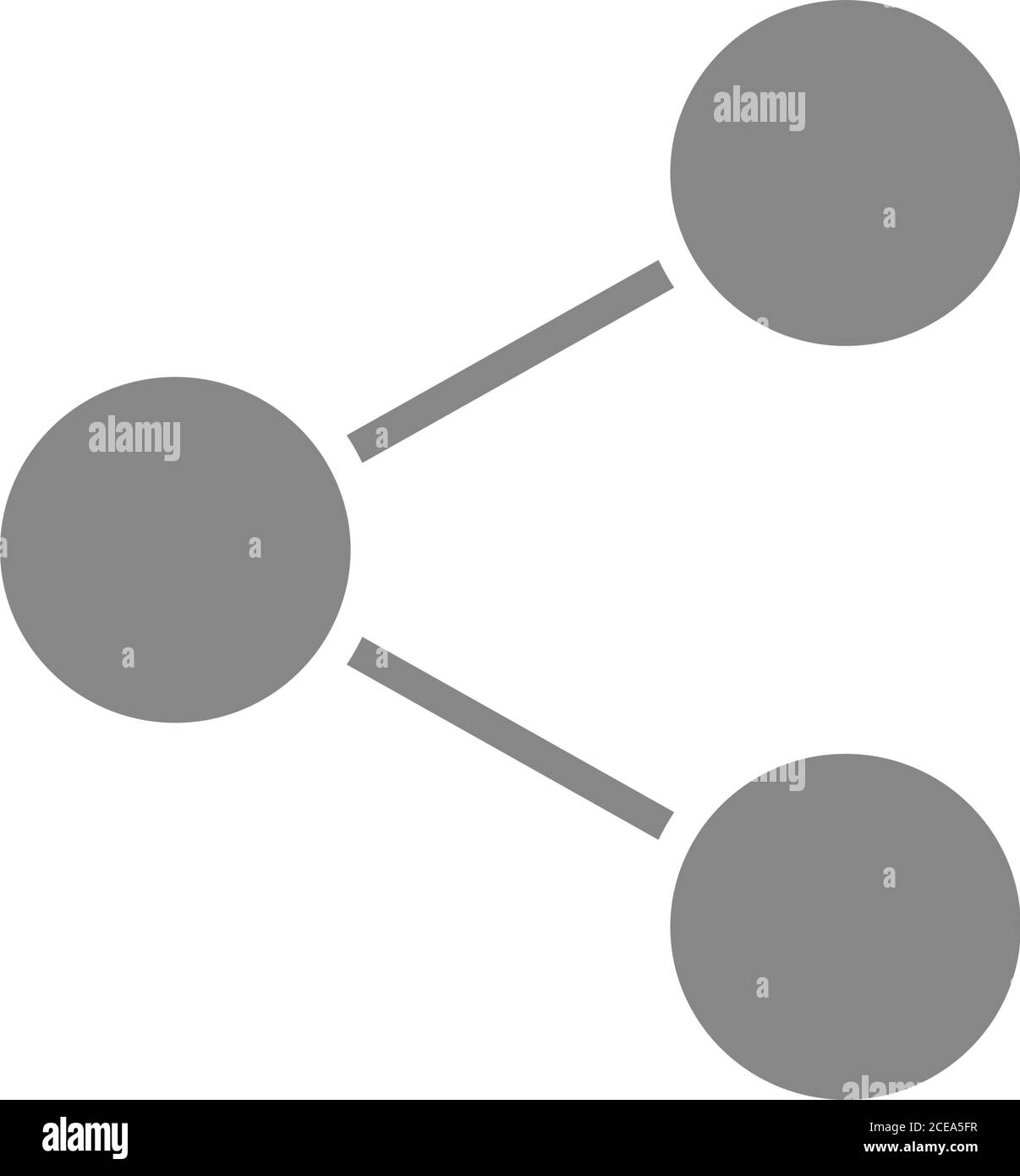 Share button gray icon. Social network feedback symbol Stock Vector ...