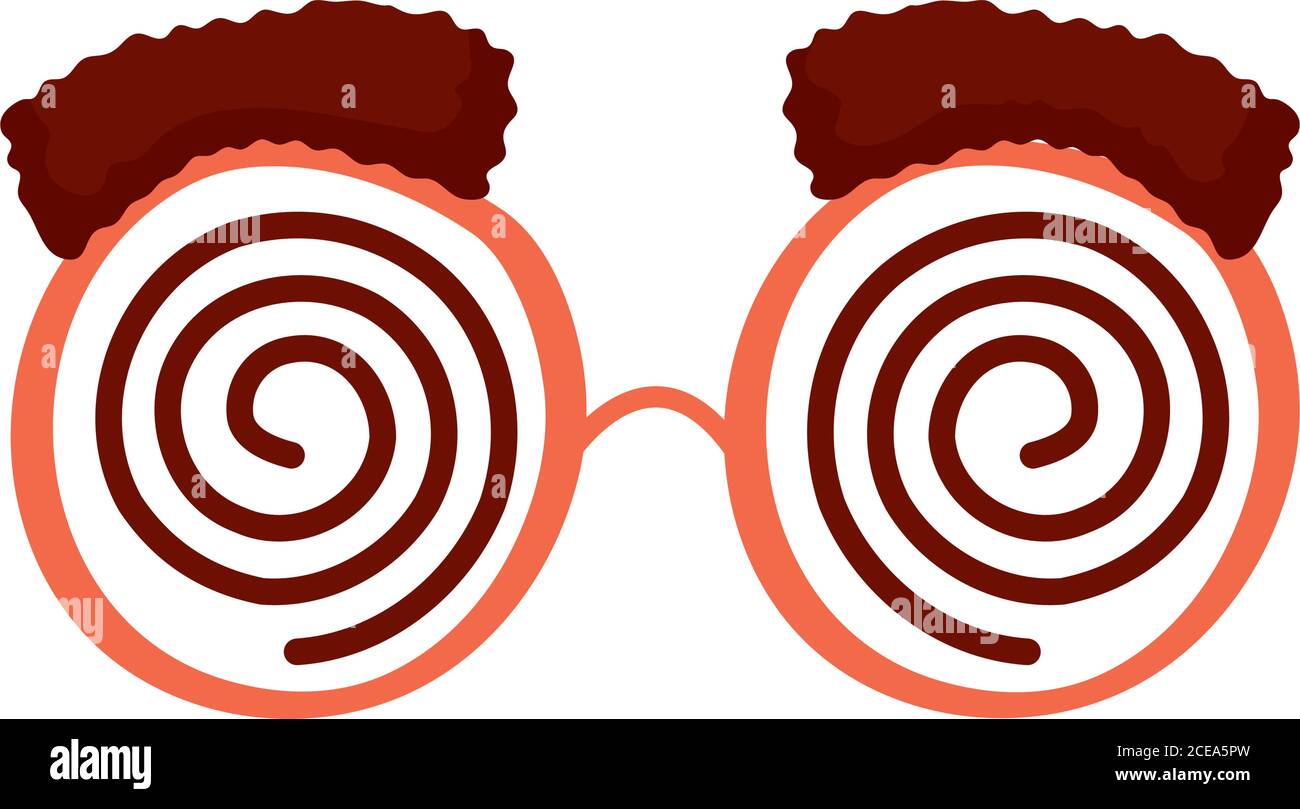 crazy goggles fools day accessory vector illustration design Stock ...