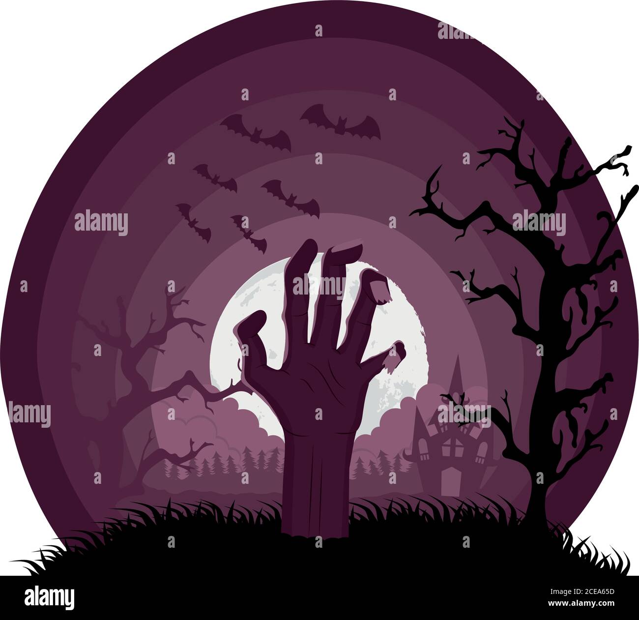 Dead tree branches Stock Vector Images - Alamy