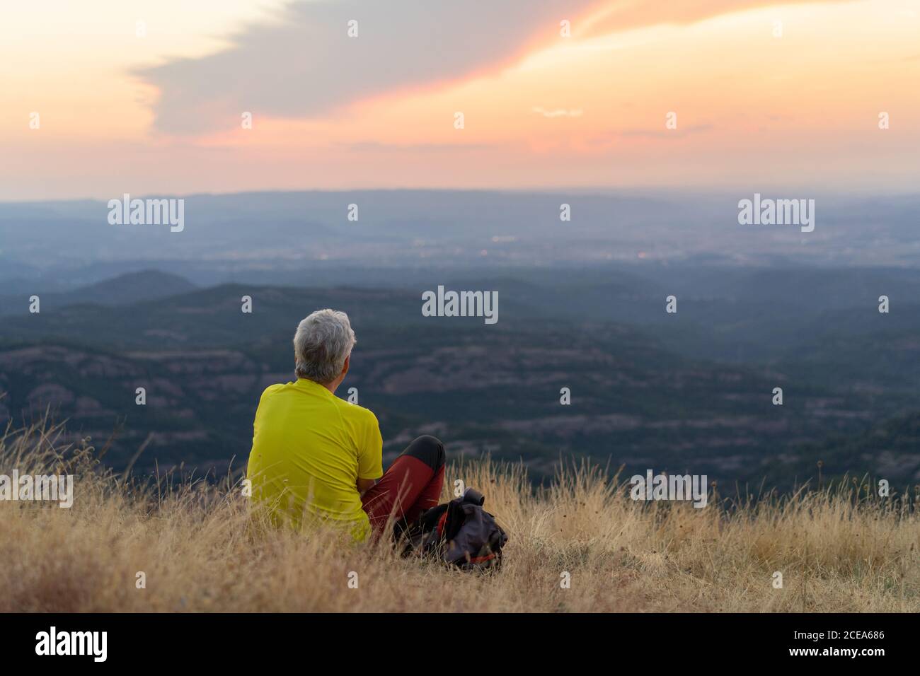 Elderly man relaxing hi-res stock photography and images - Alamy
