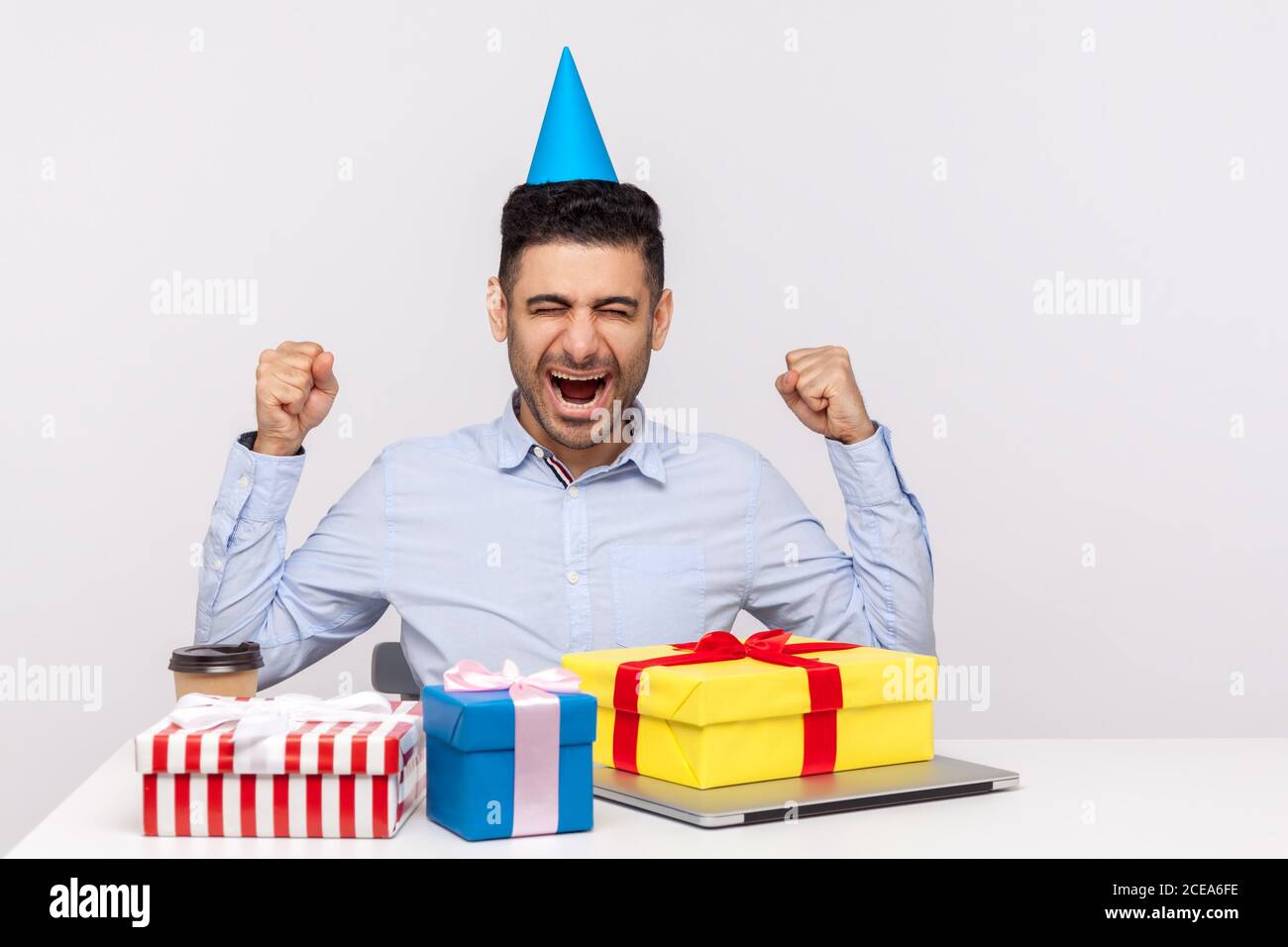 Employee joy hi-res stock photography and images - Alamy